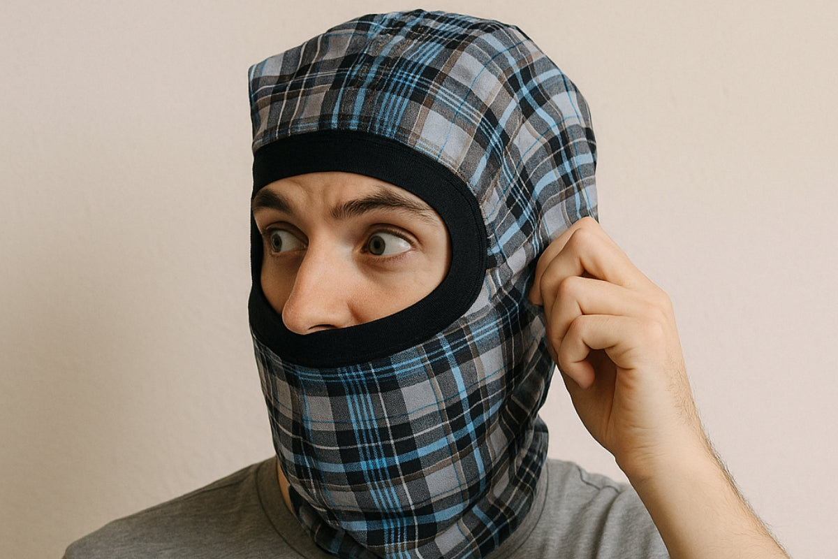 DIY balaclava from boxer shorts: fun & easy tutorial | Balaclava Mask